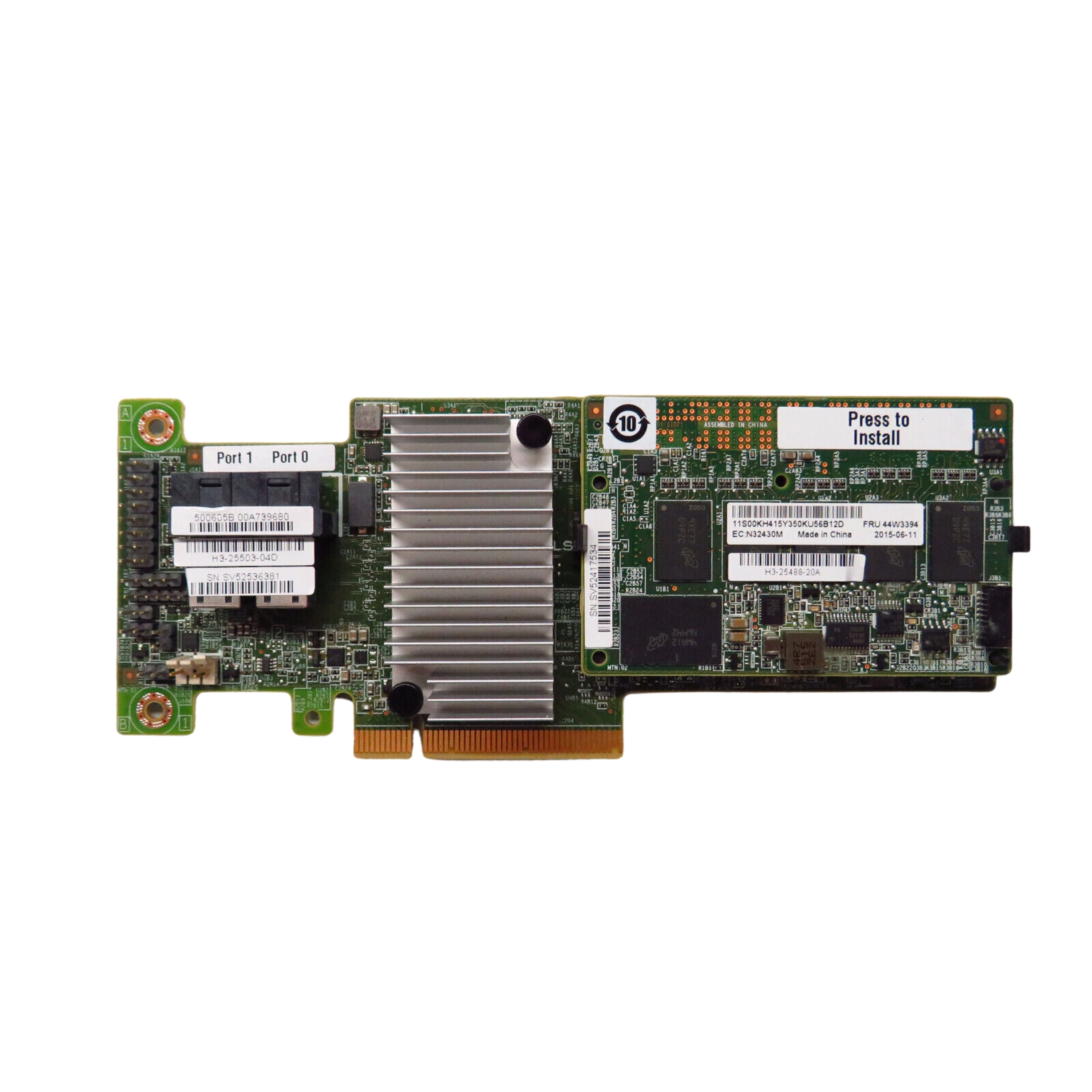 IBM 46C9111 ServeRAID M5210 SAS/SATA RAID Controller Card 689719409337 ...